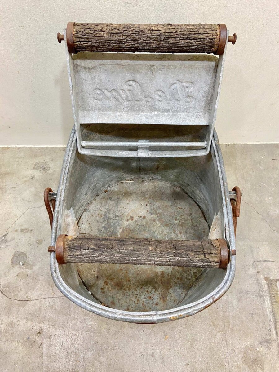Vintage Metal Mop Bucket【7654】 | D-FRAME